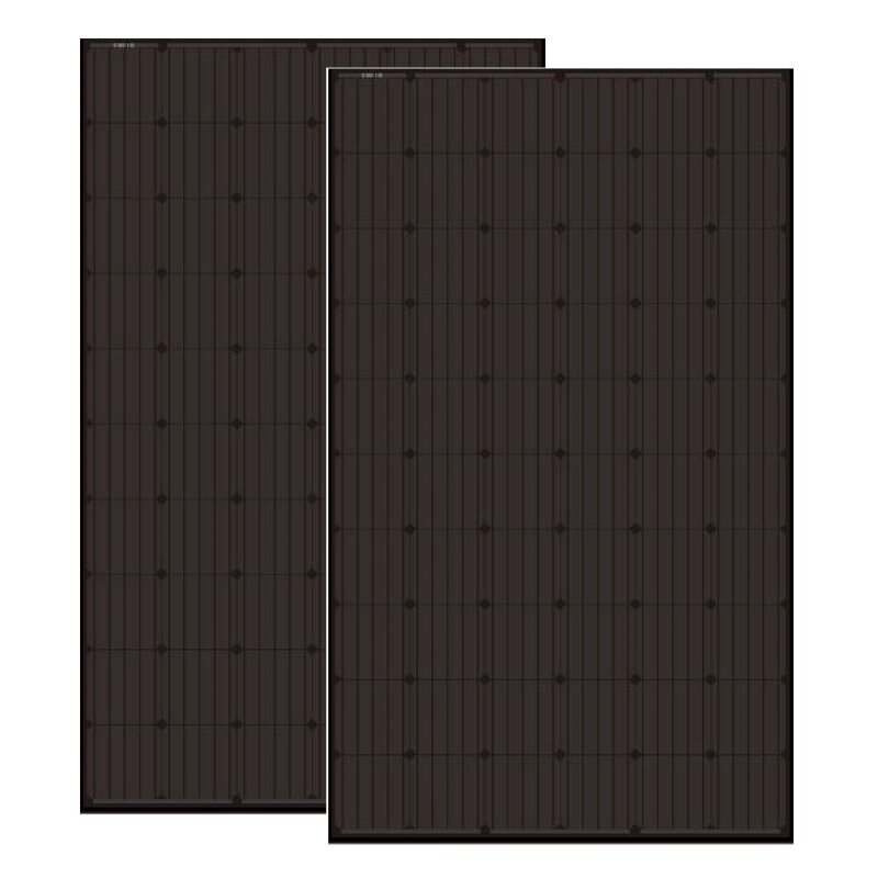 10er Set 400Wp Solar Photovoltaik Modul Full Black Solarpanel Solarmo ...